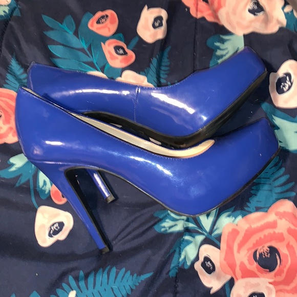 Jessica Simpson | Shoes | Royal Blue Jessica Simpson Heels | Poshmark
